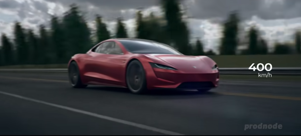 Next-gen Tesla Roadster’s insane top speed sprint imagined in concept ...